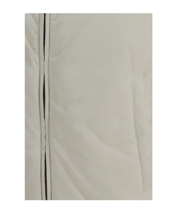 Herno Zip-up Sleeveless Gilet - Nude