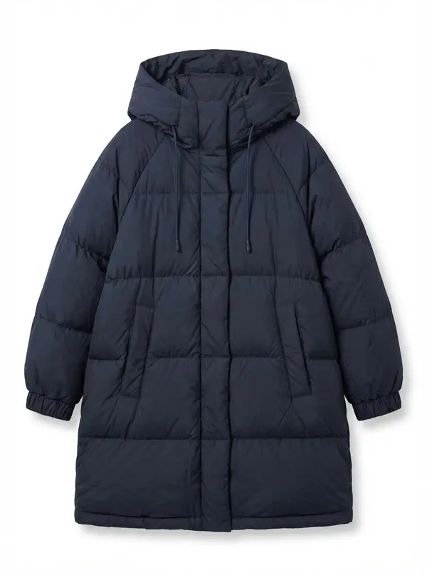 Max Mara Long-sleeved Puffer Jacket With Drawstring Hood