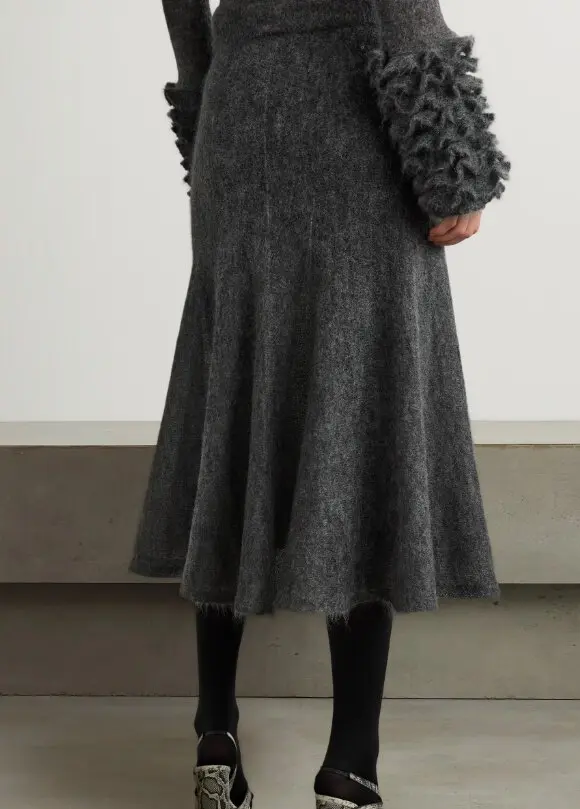 Alaïa Knitted Midi Skirt