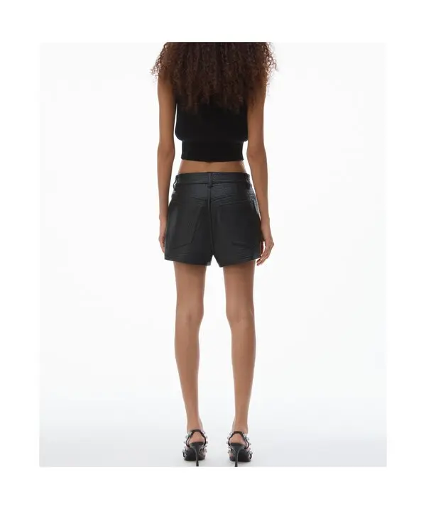 Alexander Wang V-neck Knit Vest With Leather Trim