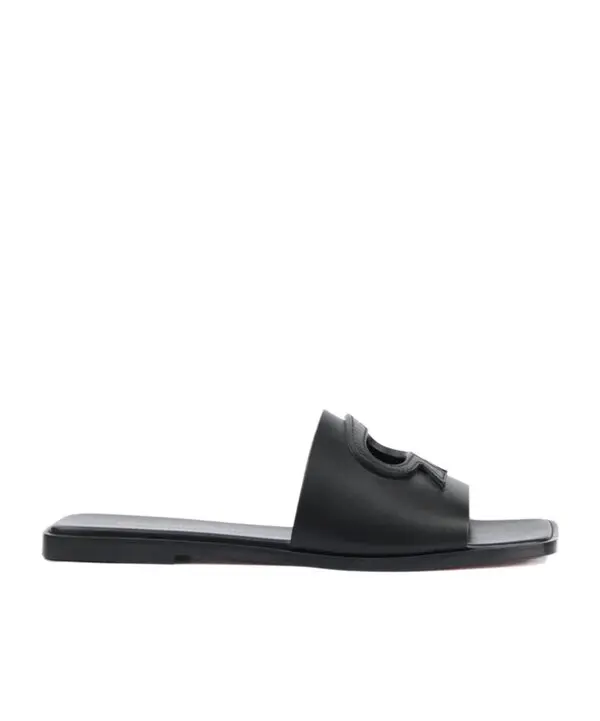 GIANVITO ROSSI Ibla Cut-out Flat Sandals