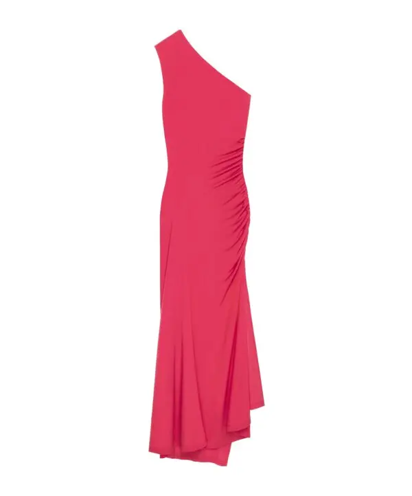Givenchy Asymmetrical Draped Dress In Crepe Jersey