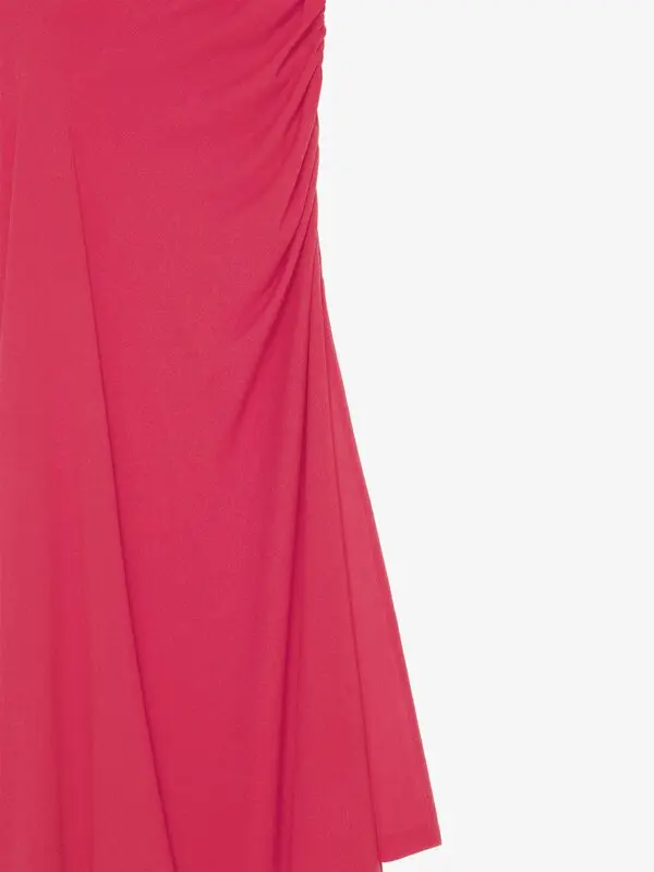 Givenchy Asymmetrical Draped Dress In Crepe Jersey