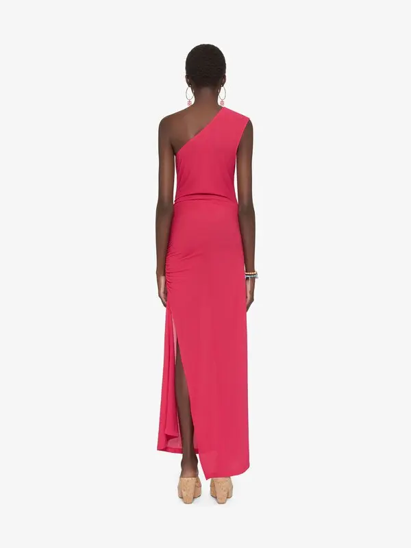 Givenchy Asymmetrical Draped Dress In Crepe Jersey
