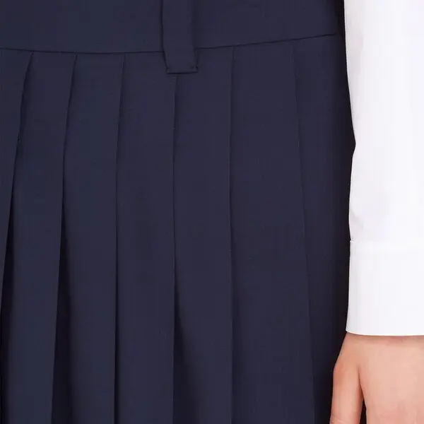 Miu Miu Mohair Fabric Pleated Skirt - Blue