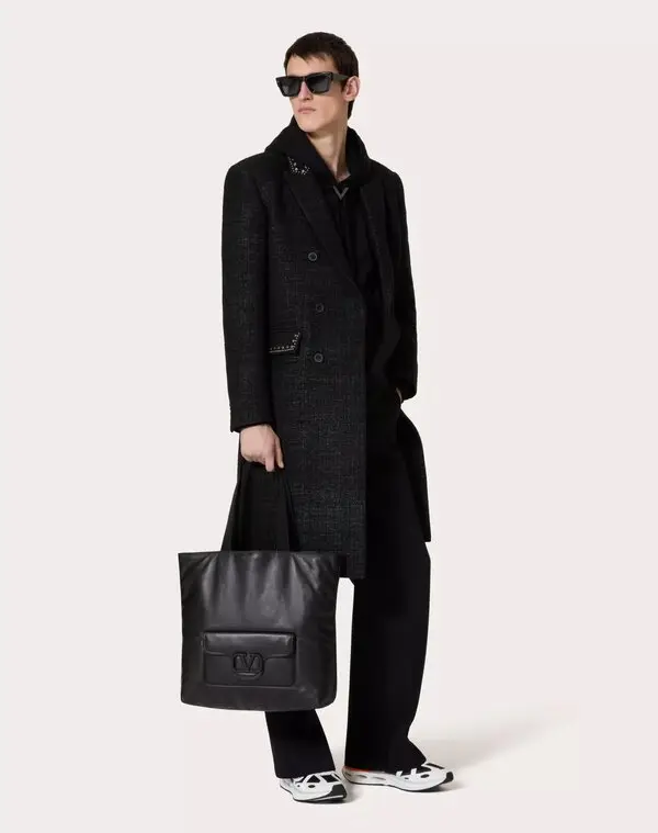 Valentino Garavani Vlogo Plaque Top Handle Bag
