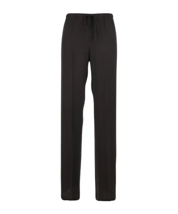 SEMICOUTURE Regular-fit Drawstring Pants - Brown