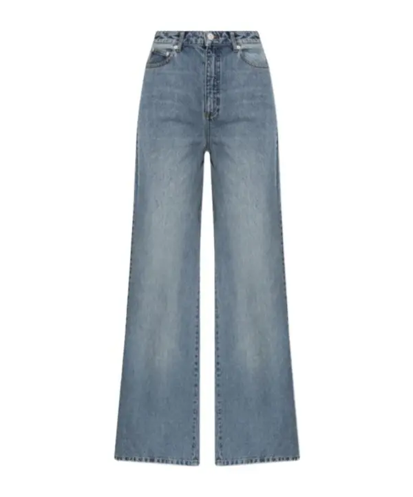 Officine Générale Flared Denim Jeans - Gray