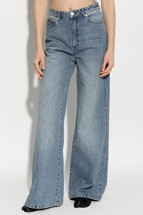 Officine Générale Flared Denim Jeans - Gray