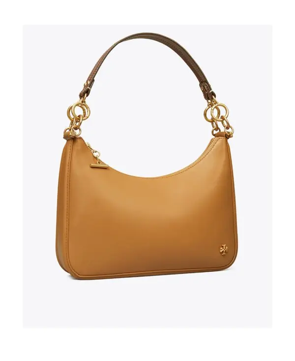 Tory Burch Logo Plaque Detail Shoulder Bag