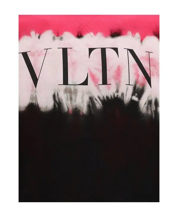 Valentino Garavani Paneled Vltn Logo Print Sweatshirt