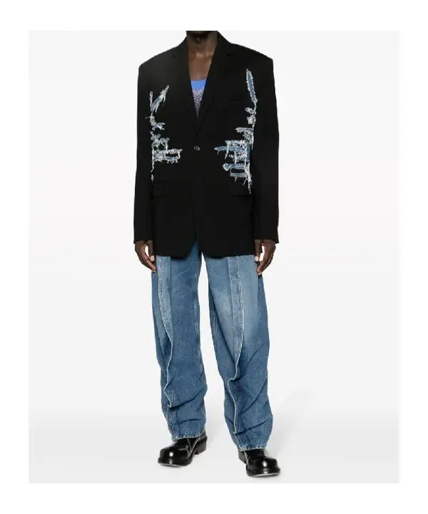 Y/project Belt-loop Jeans With Multiple Pockets