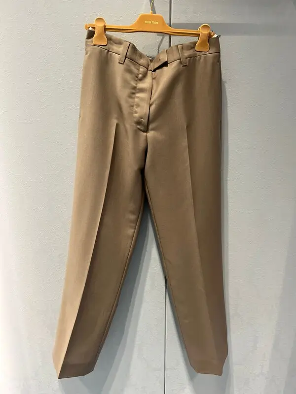 Miu Miu Pleated Tailored Trousers