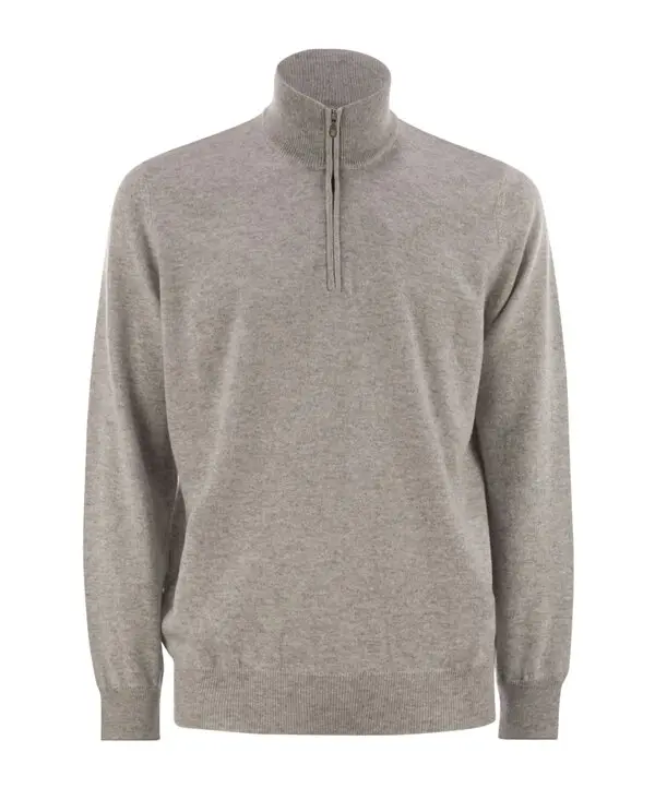 Brunello Cucinelli Zip-up Cashmere Jumper