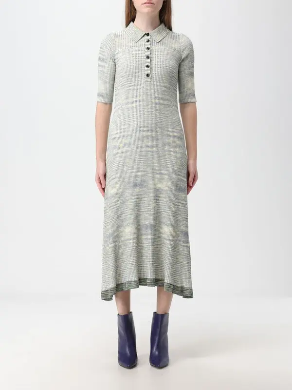 Proenza Schouler Button-up Collared Midi Dress - No