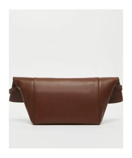 Max Mara Small Natural Leather Clutch Bag