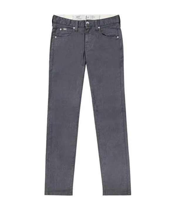 Emporio Armani Straight Barrel Logo Jeans - Gray