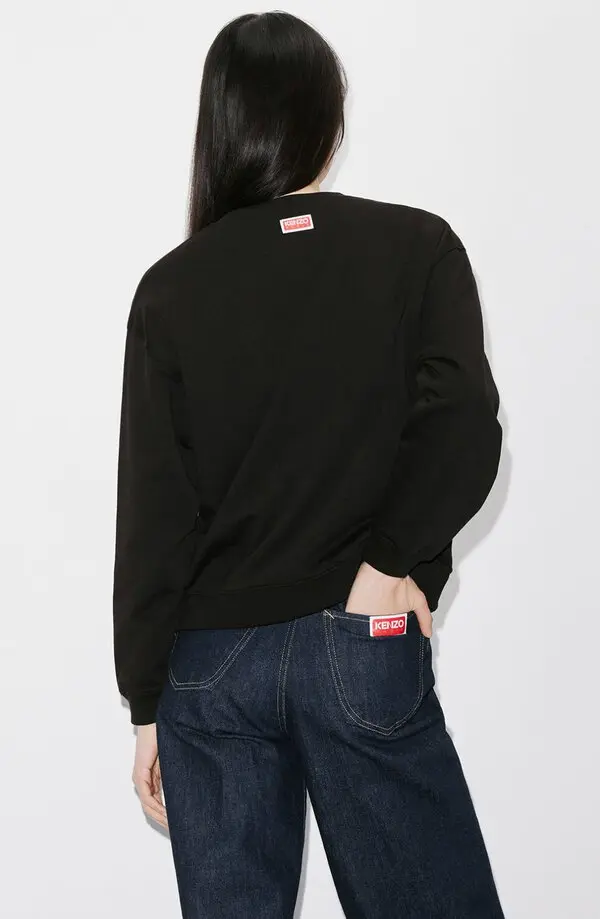 Kenzo Varsity Jungle Embroidered Crewneck Sweatshirt