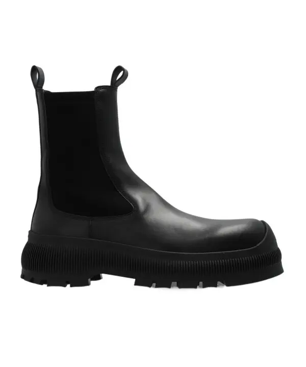 JIL SANDER Round Toe Chelsea Boots