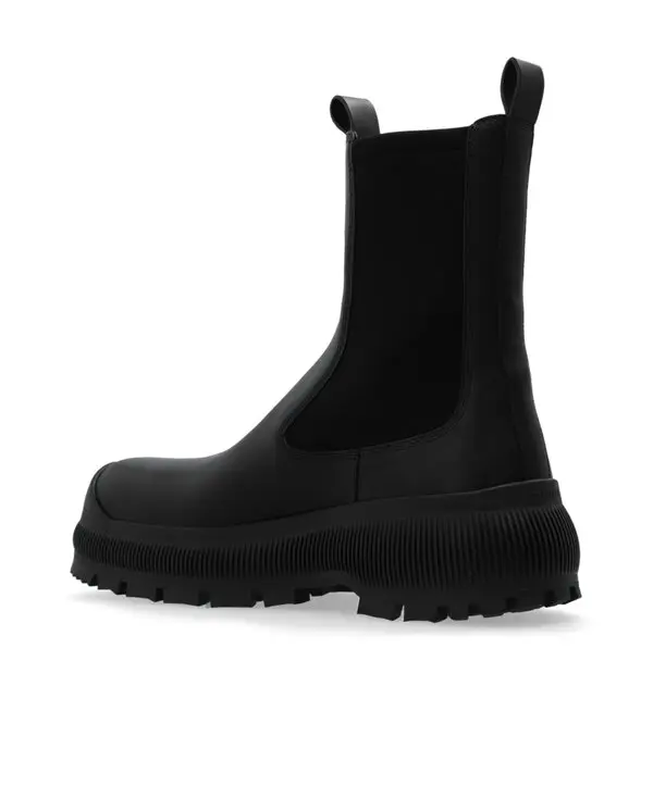 JIL SANDER Round Toe Chelsea Boots