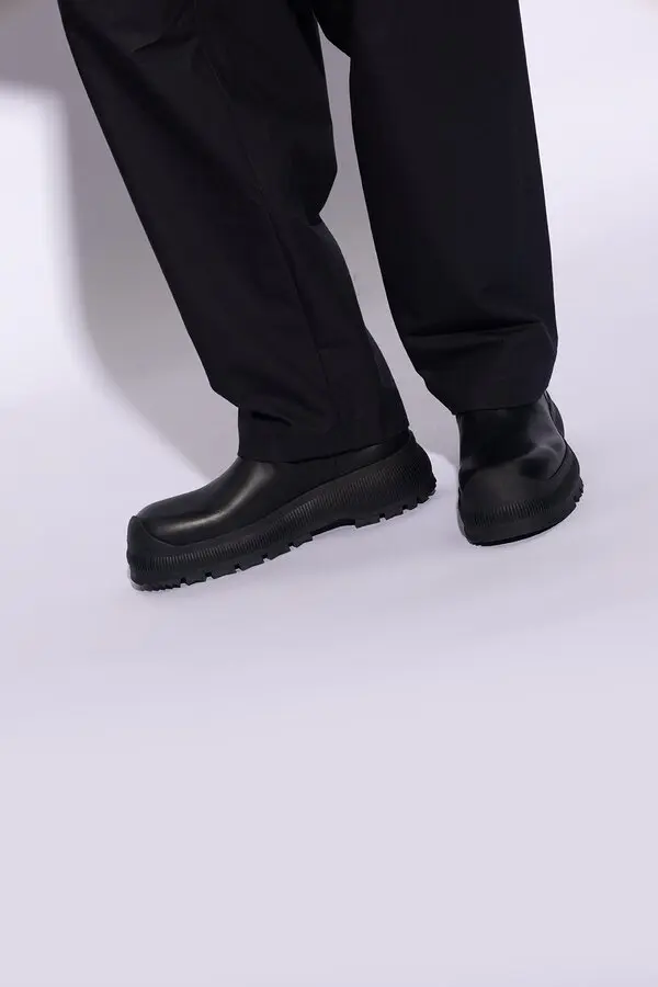 JIL SANDER Round Toe Chelsea Boots