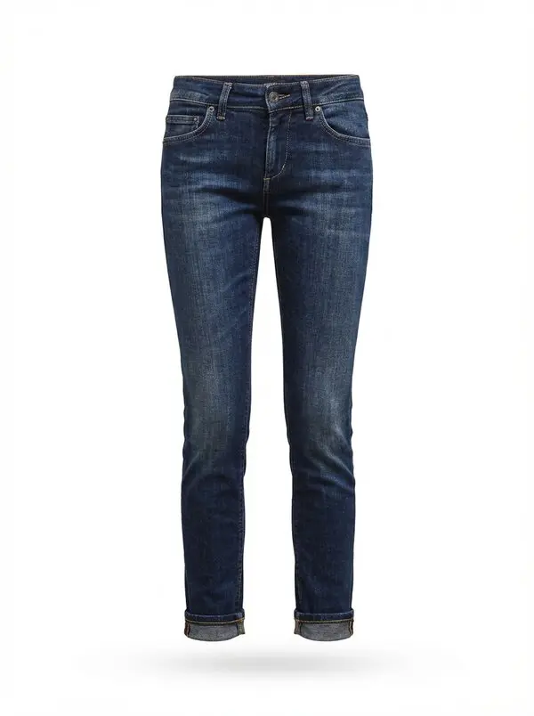 DONDUP Tapered Denim Trousers - Black