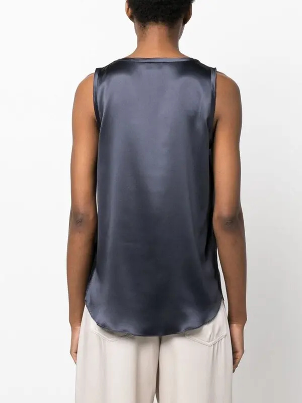 Brunello Cucinelli Scoop Neck Tank Top