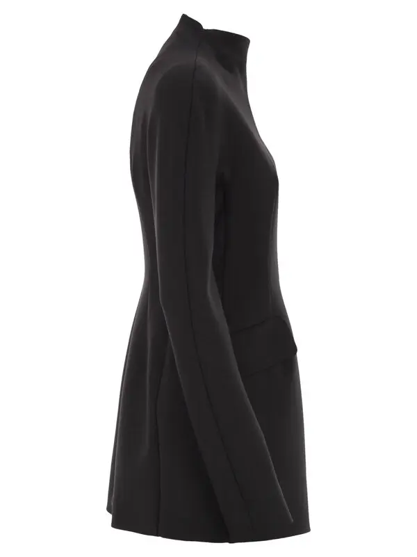 Sportmax Tefrite Long-sleeved Mini Dress - Black