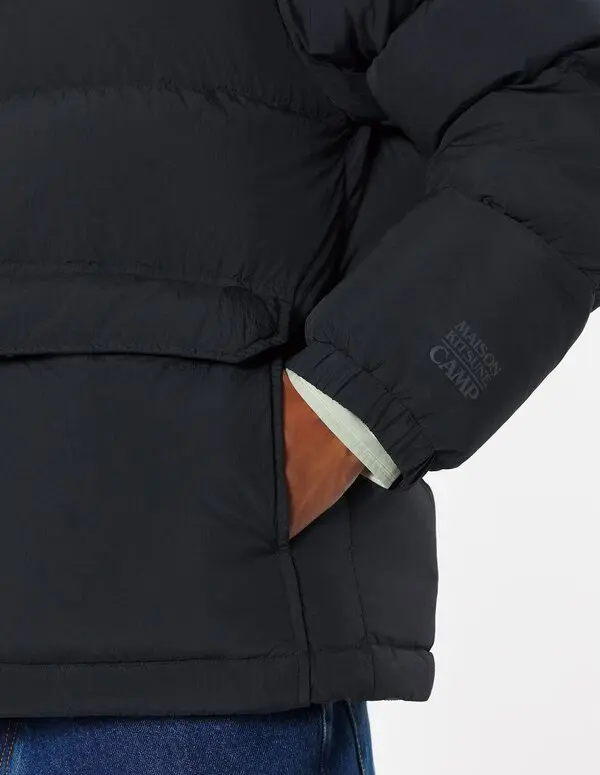 Maison Kitsuné Quilted Down Puffer Jacket - Black