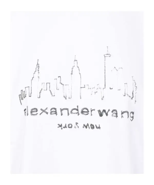 Alexander Wang Logo-printed Oversized T-shirt