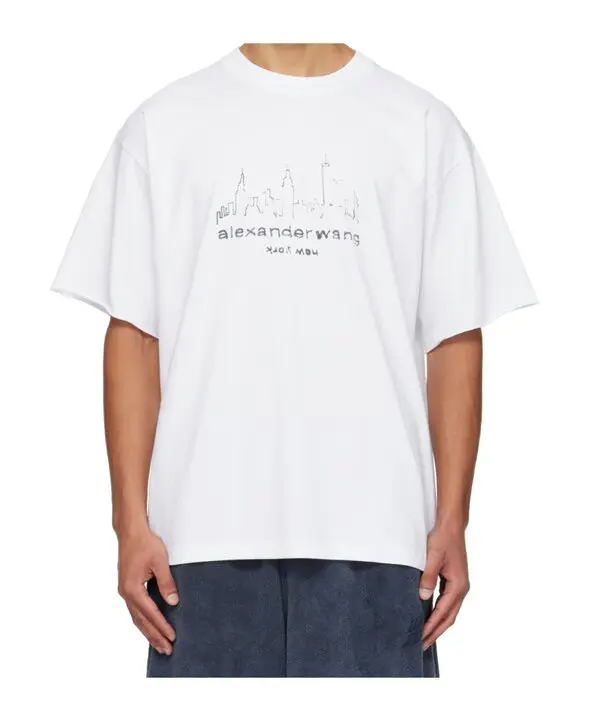 Alexander Wang Logo-printed Oversized T-shirt