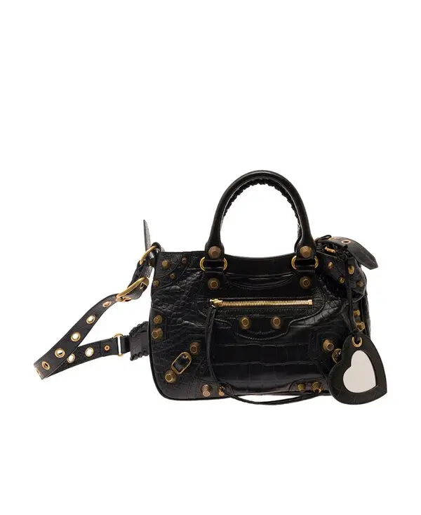 Balenciaga Neo Cagole Xs Handbag - Black