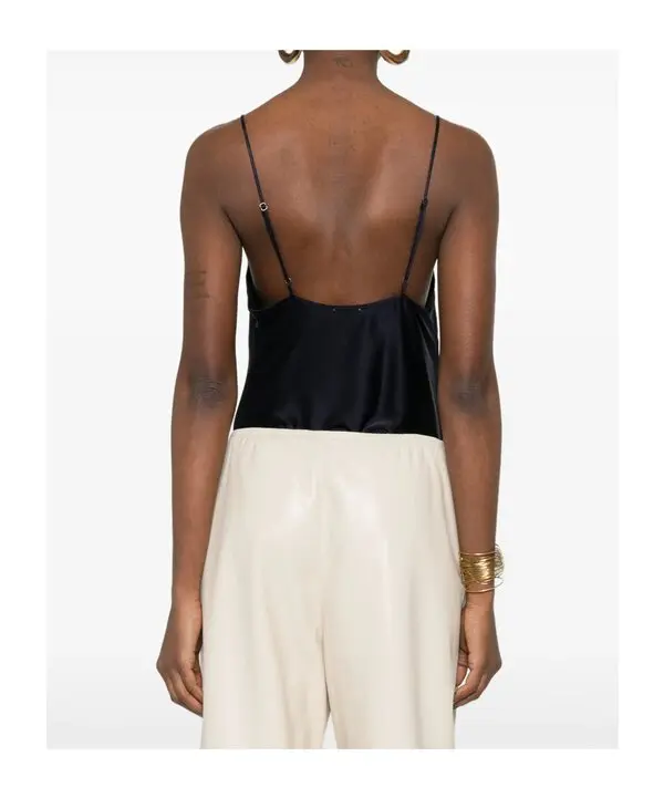 FORTE_FORTE V-neck Top With Adjustable Straps