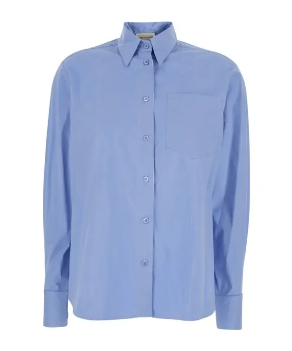 SEMICOUTURE Classic Collar Stretch Shirt
