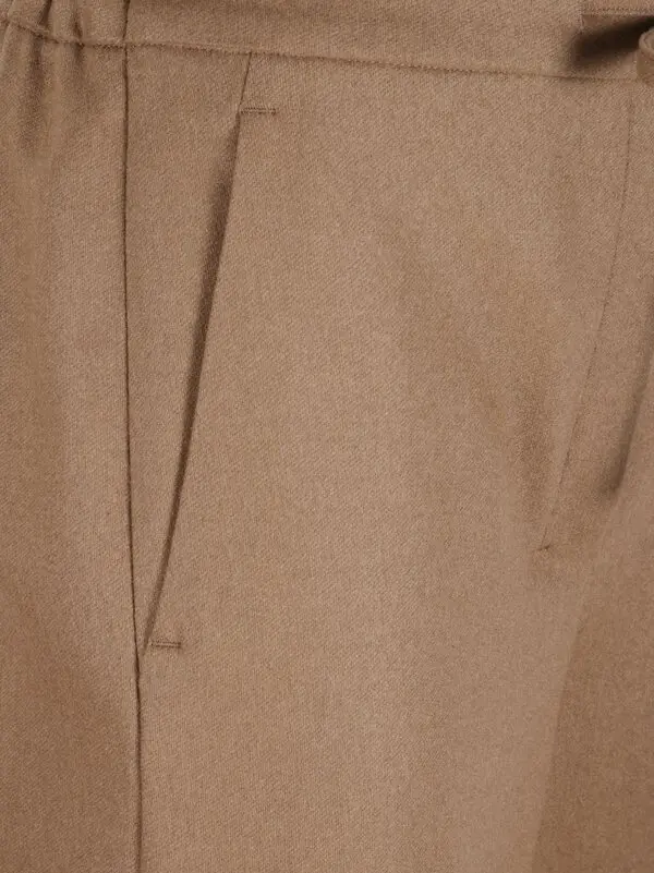 Max Mara Drawstring Waist Trousers - Brown