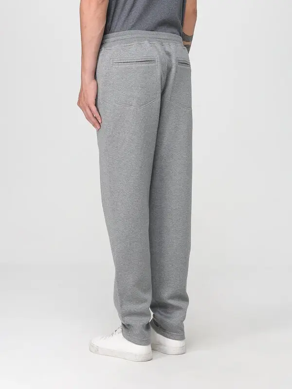 Brunello Cucinelli Drawstring Straight Leg Pants - Medium Grey
