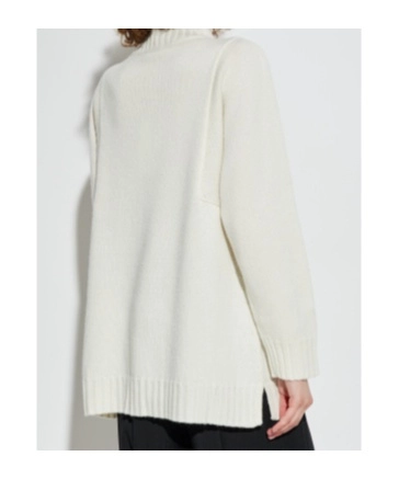 Max Mara Turtleneck Knitted Jumper - Cream