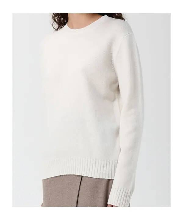 Max Mara Turtleneck Knitted Jumper - Cream