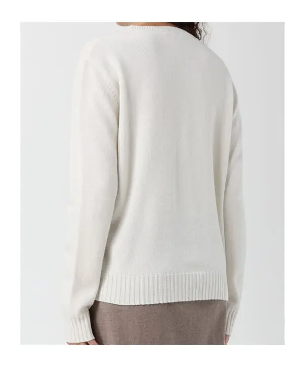 Max Mara Turtleneck Knitted Jumper - Cream