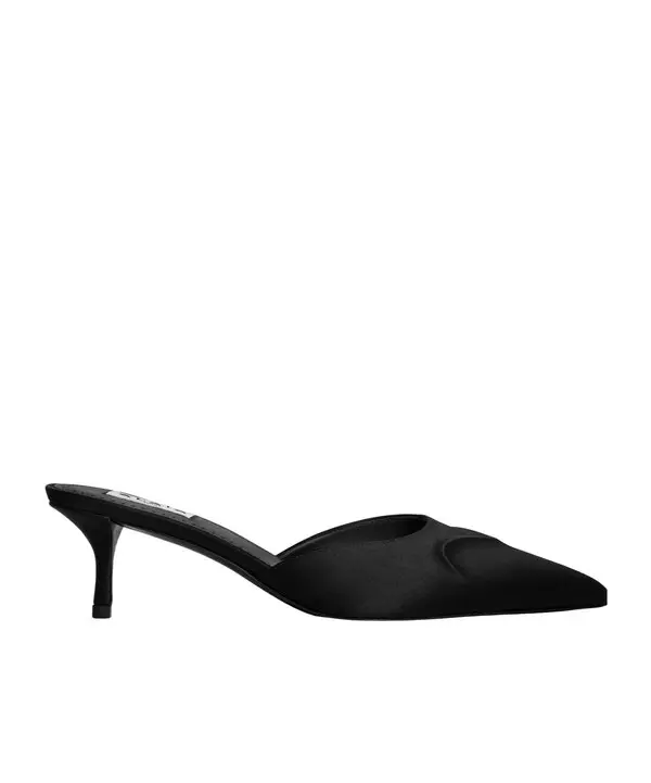 Alaïa Le Coeur 3d Heart Mules - Black