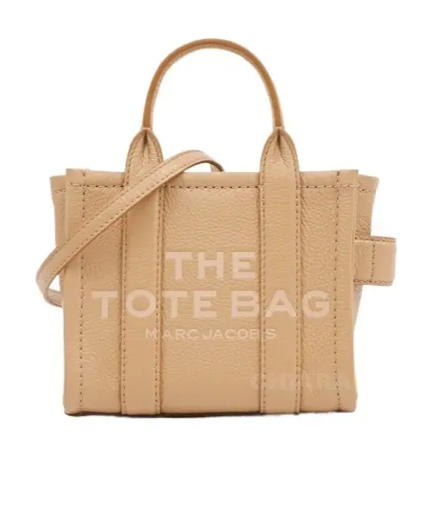 Marc Jacobs Logo Printed Mini Tote Bag - Nude