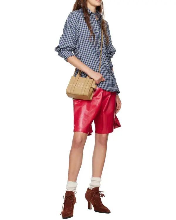 Marc Jacobs Logo Printed Mini Tote Bag - Nude