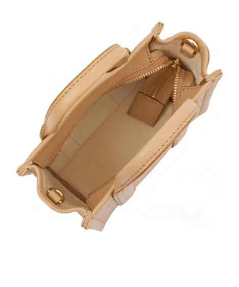 Marc Jacobs Logo Printed Mini Tote Bag - Nude