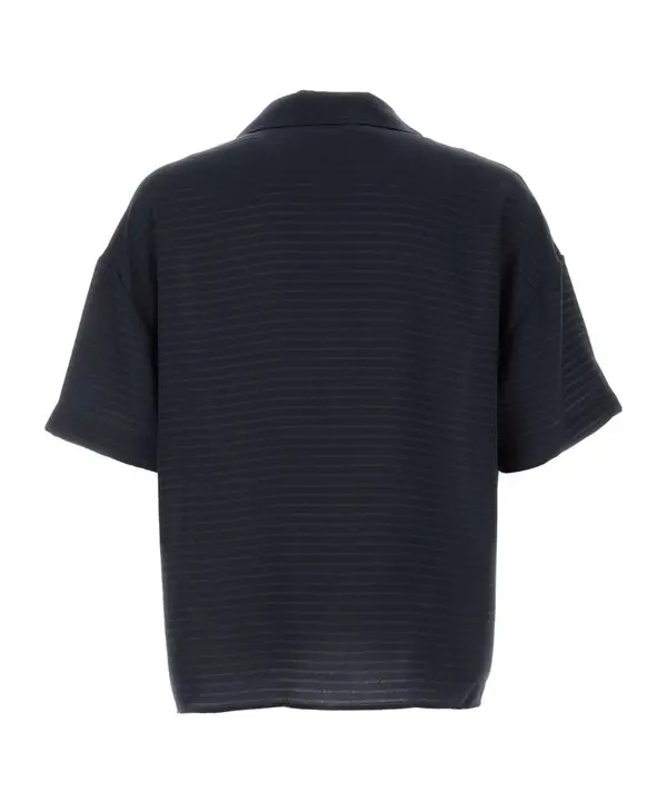Saint Laurent Striped Short-sleeved Polo Shirt