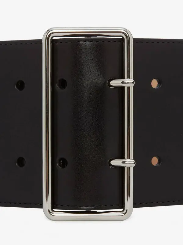 Alexander McQueen Leather Waist Belt