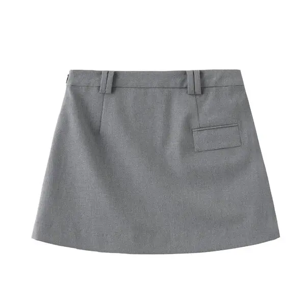 MARISSA CHIARA Belt Loop Pleated Skirt