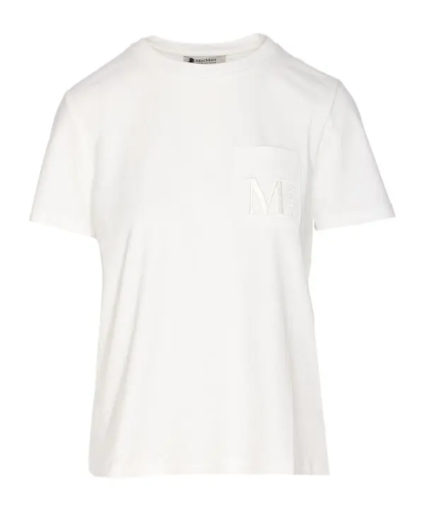 Max Mara Embroidered Logo Crewneck T-shirt - No