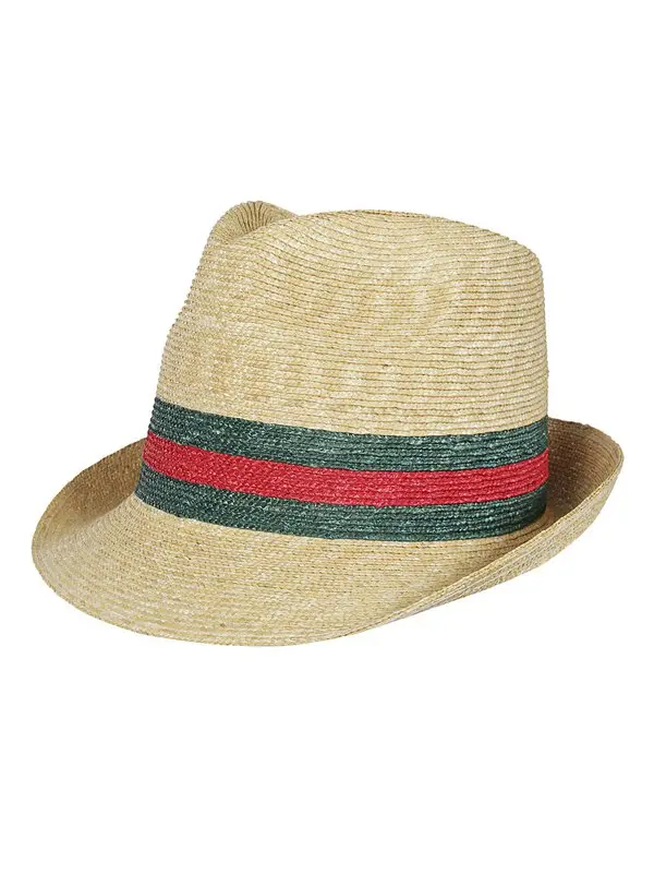 Gucci Web Stripe-trim Trilby Hat