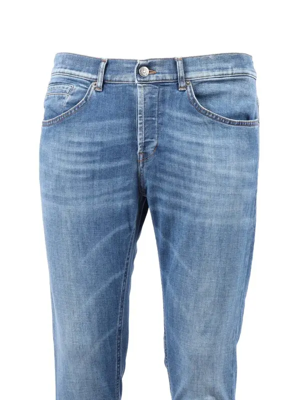 DONDUP Straight-leg Slim Fit Jeans - Blue