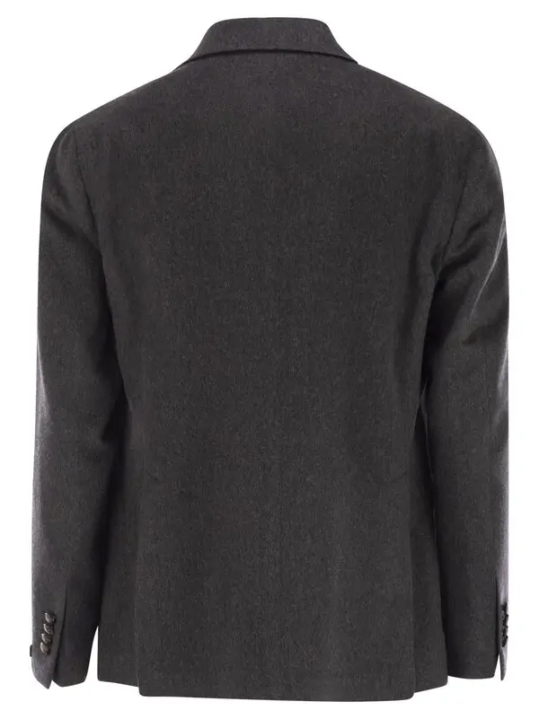 Tagliatore Two-button Patch Pocket Jacket - Black